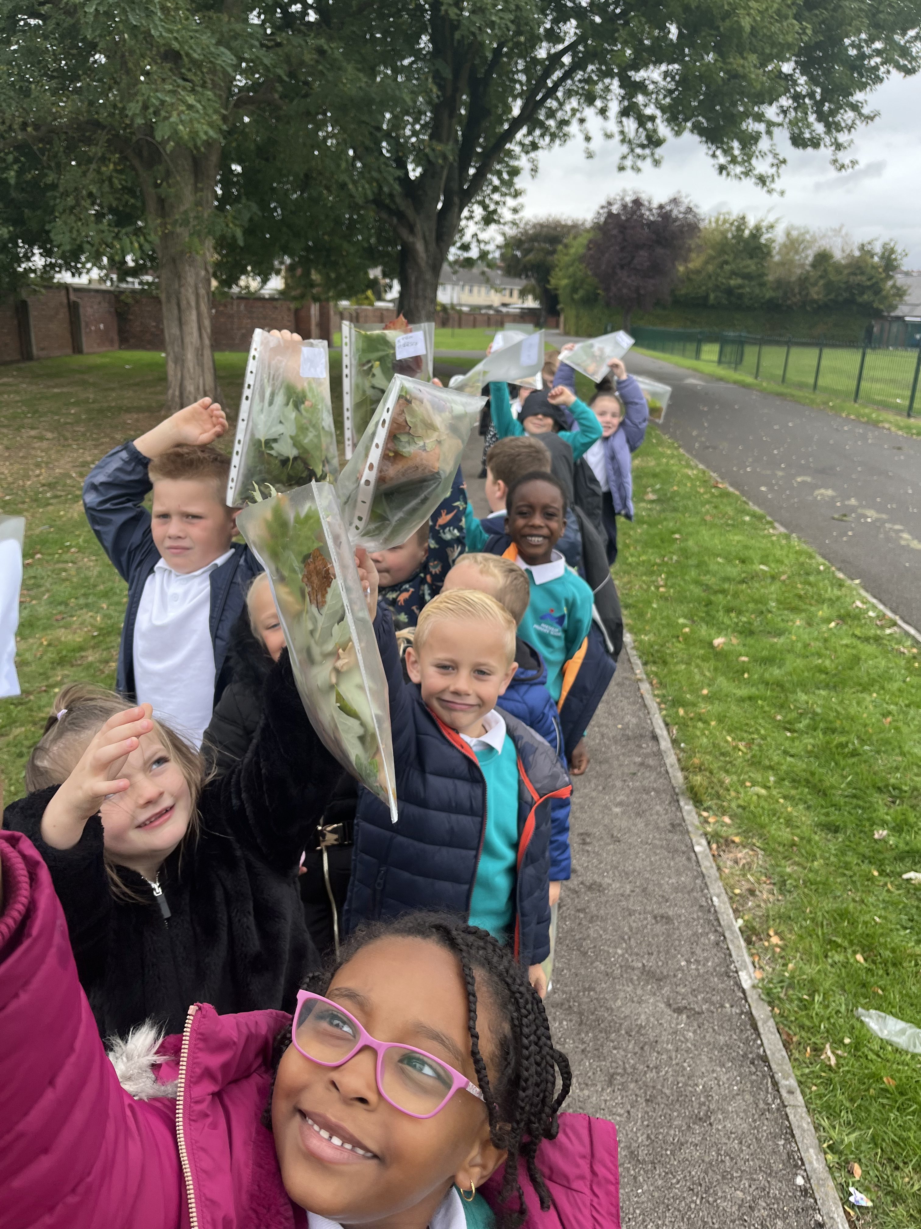 Class outdoors | Maesglas Primary School